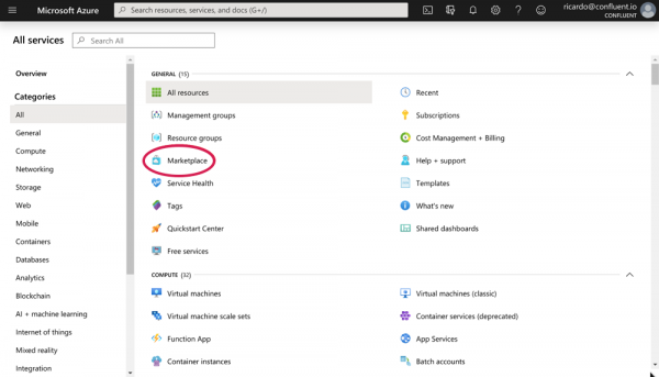 Apache Kafka as a Service with Confluent Cloud on Azure Marketplace