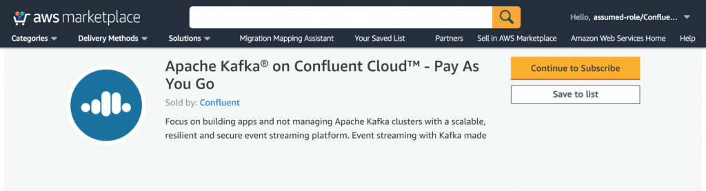 Apache Kafka As A Service With Confluent Cloud On Aws Marketplace
