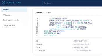 Analysing historical and live data with ksqlDB and Elastic Cloud