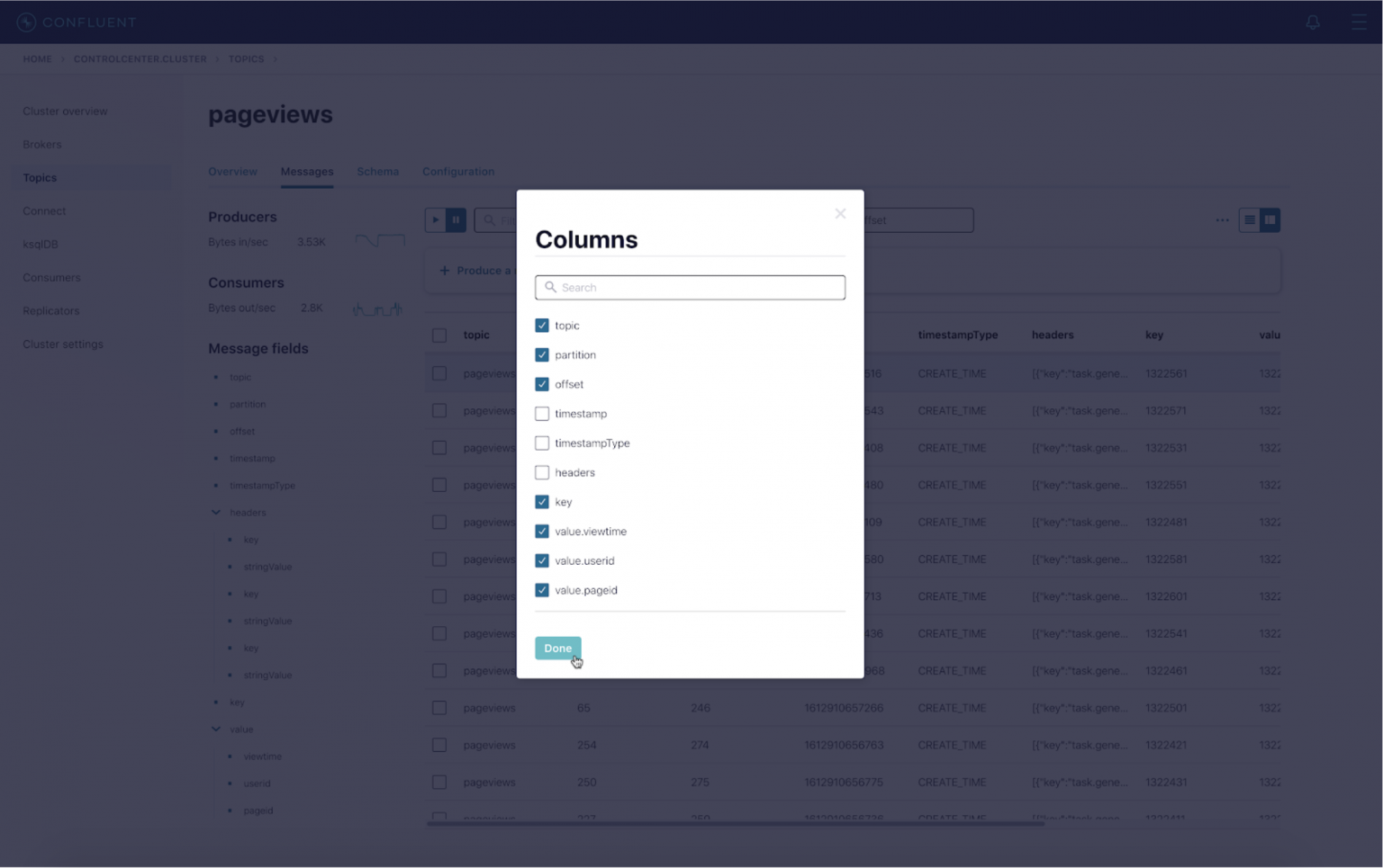 How to Export and Analyze Kafka Messages in Control Center