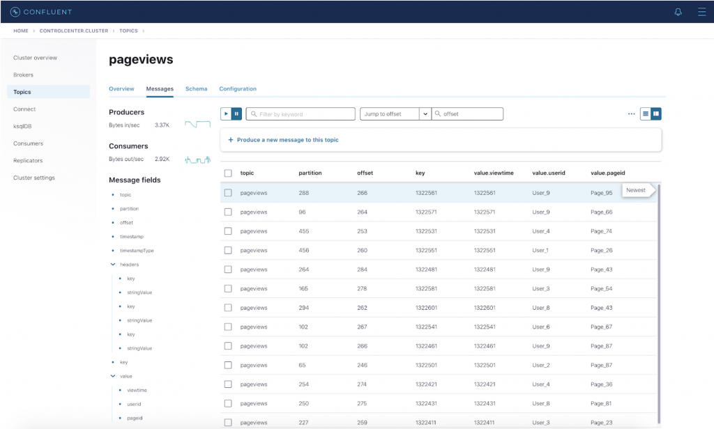 How to Export and Analyze Kafka Messages in Control Center