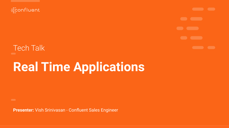 Ellie Mae Tech Talk, Hosted by Confluent