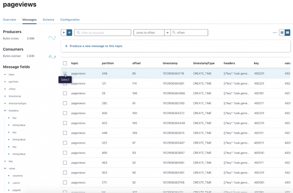How to Export and Analyze Kafka Messages in Control Center