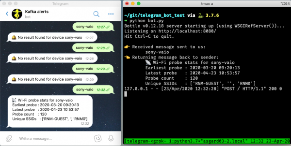 Building a Telegram Bot Powered by Kafka and ksqlDB