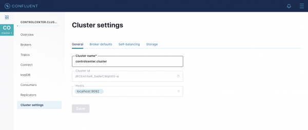 Integrate Confluent Control Center with Cluster Registry for the ...
